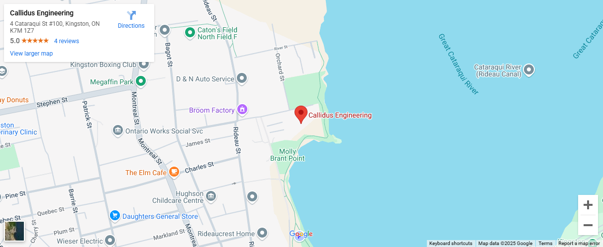 Kingston Office Map | Callidus Engineering
